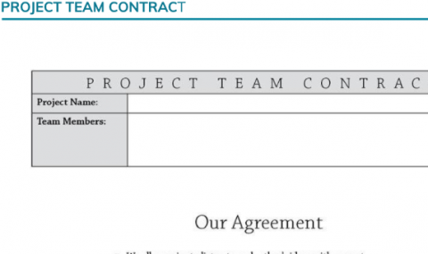 Project Team Contract | MyPBLWorks
